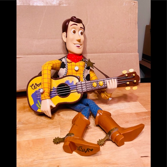 Mattel | Toys | Vintage Disney Pixar 999 Toy Story 2 Strumming Singing ...